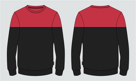 Long Sleeve Jersey Template Vector Art Icons And Graphics For Free