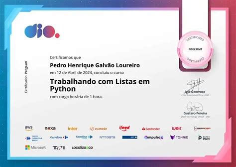Trabalhando Com Listas Em Python Pedro Galvão