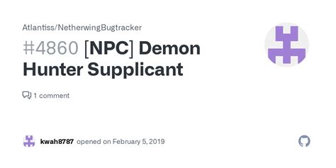 Npc Demon Hunter Supplicant · Issue 4860 · Atlantiss