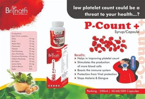 P Count Syrup For Personal Packaging Size 200ml At ₹ 160 Bottle In
