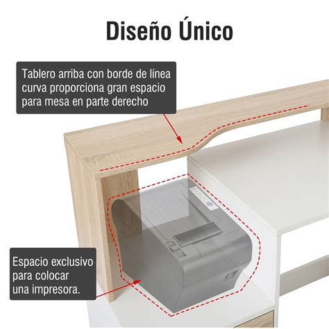 Homcom Computer Desk With Shelves Bricoinn