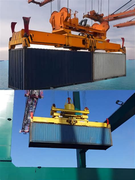 China Hydraulic Twin Lift Container Movable Spreader Manufacturers