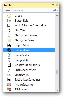 Getting Started With Windows Forms Radial Menu Syncfusion