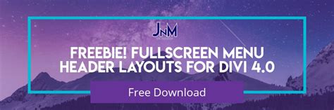 Free Divi Fullscreen Menu Header Layouts For Divi 40