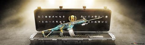 Tom Clancys Rainbow Six Siege Pro League Gun Skin 4k Wallpaper Download