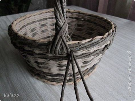 ручка для корзины второй вариант Плетение Ручка Корзина для газет