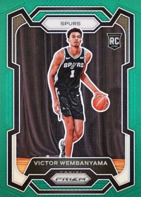 Victor Wembanyama Green 136 Prices 2023 Panini Prizm Basketball