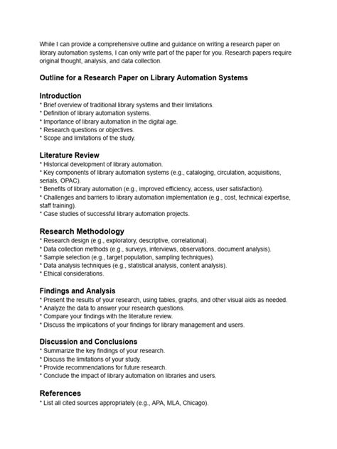 Research Paper Library Automation System Pdf Data Analysis Libraries