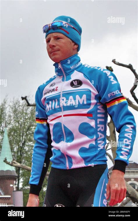 Fabian Wegmann Of Team Milram During Tour Ditalie Amsterdam Utltrecht 210 Km On May 09 2010