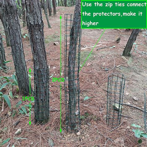 Deer Protection Around Trees Deer Fencing Kit With Netting Poles Sod