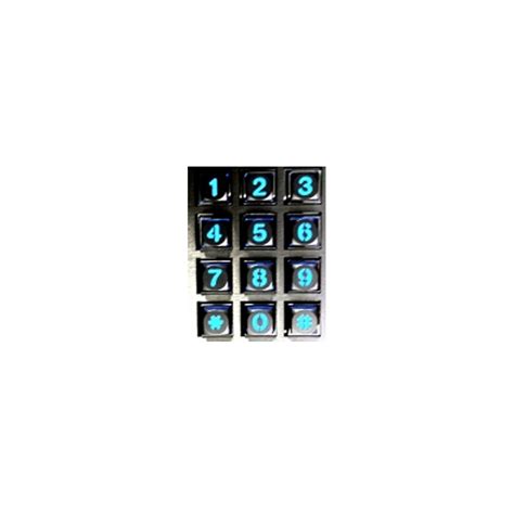 SES Blue Lighted Keypad With Cable Gasket OPTKBLKEYPAD Gate Opener Safety