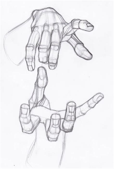 Hand Grabbing Wrist Drawing Np