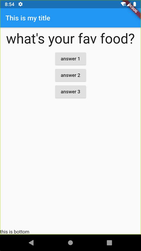 Android Container Is Wrap The Text Widget But Why The Button Widget