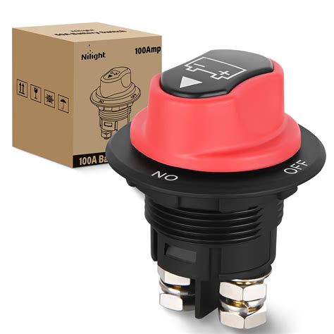 Nilight Interruptor De Desconexión De Batería De 100 A Aislador De