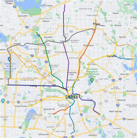 Dart Rail Green Line Map Silver Line Dart Wikipedia