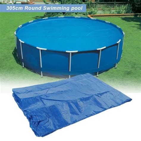 305cm Bâche à Bulles Piscine Couverture Ronde Imperméable De Piscine