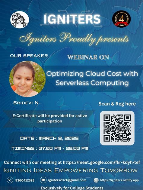 Igniters On Linkedin Igniters Webinar Cloudcomputing Serverless