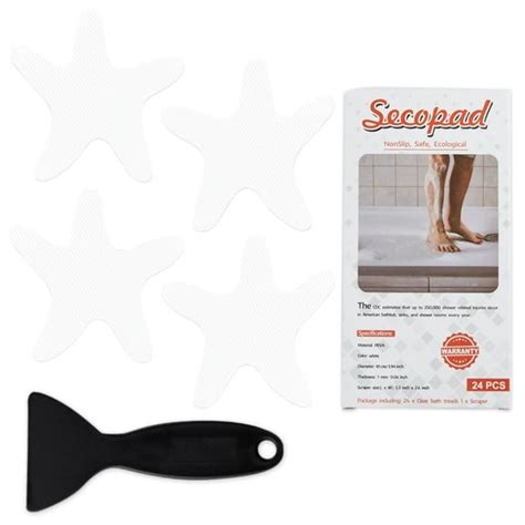 12 Sheets Straight Anti Slip Shower Stickers Safety Bathtub Strips
