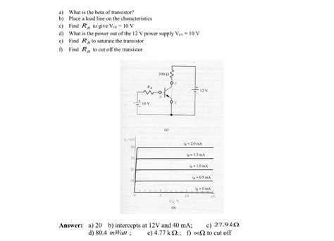 Solved Exercise 5 A Transistor Circuit Is Shown In The Chegg