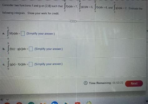Solved Consider Two Functions F And G On Such That Chegg