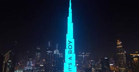 Dubai Couple Hosts Gender Reveal On Burj Khalifa