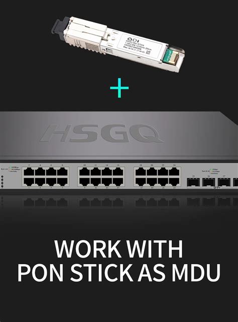 Hsgq Gpon Stick Module Compatible Xpon Sfp Module Onu Stick Con