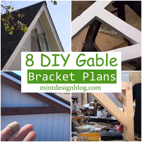 8 Diy Gable Bracket Plans For Home Decor Mint Design Blog