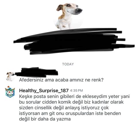 Mesela bu konu hakkında konuşurken bile bunun gibi mesajları dmden