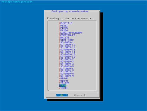 우분투 서버에서 콘솔 console 화면의 폰트 종류와 크기 변경하기 xtmci
