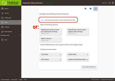 Hubitat Safety Monitor Hubitat Documentation