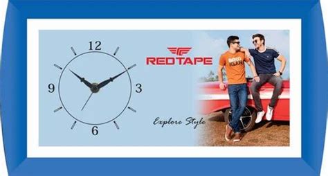 Analog Plastic Stylish Rectangle Wall Clock At ₹ 110piece In New Delhi