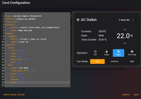 Lovelace Simple Thermostat Card Page 46 Dashboards And Frontend Home Assistant Community