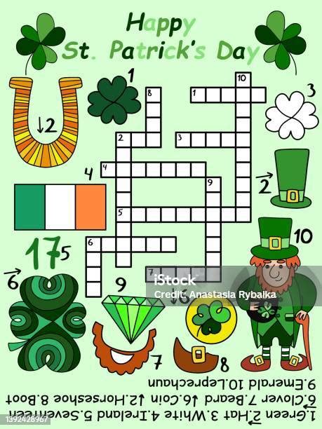 어린이 벡터 일러스트레이션을위한 손으로 그린 크로스 워드 단어 게임 17에 대한 스톡 벡터 아트 및 기타 이미지 17 3월