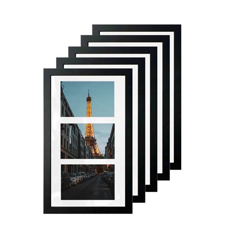ZESTAW GALERII NA ZDJĘCIA 3x 10x15 MDF NEO CZARNA Artepoint Sklep