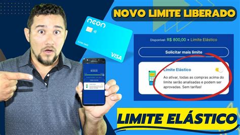 Cartão de Crédito NEON Liberando Limite ELÁSTICO ou Limite EXTRA Veja