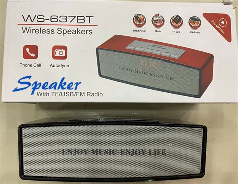 Caixa De Som Bluetooth WS 637BT WZH Eletronico