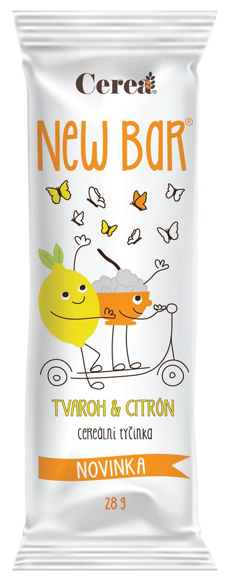 Cerea New Bar Tvaroh Citrón 1×28g Tyčinka