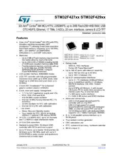 32b Arm Cortex M4 MCU FPU 225DMIPS Up 32b Arm 174 Cortex 174 M4 Mcu Fpu 225dmips Up Pdf