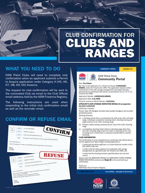 Club Confirmation Flyer Pdf Projectiles Projectile Weapons