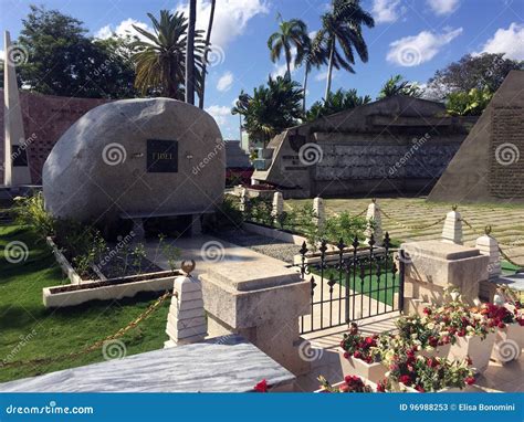 Fidel Castro Grave At Santa Ifigenia Cemetery In Santiago Cuba