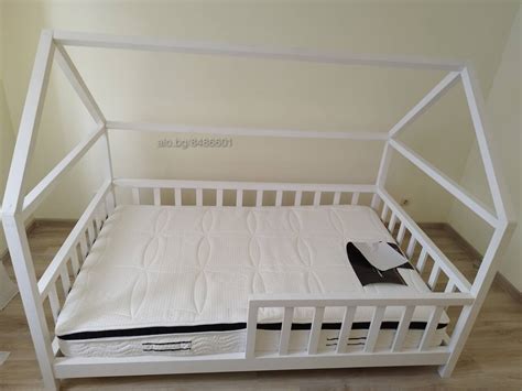 Детско легло тип къщичка Детско легло детско креватче Мебели за детска стая Свиленгра