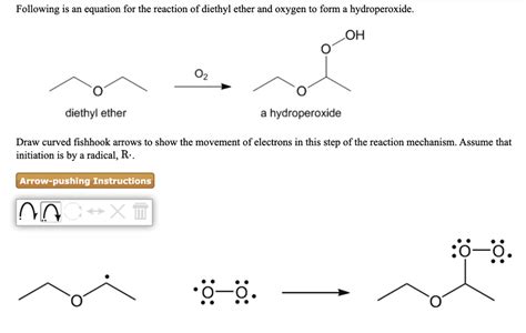 Solved Following Is An Equation For The Reaction Of Diethyl Ether And