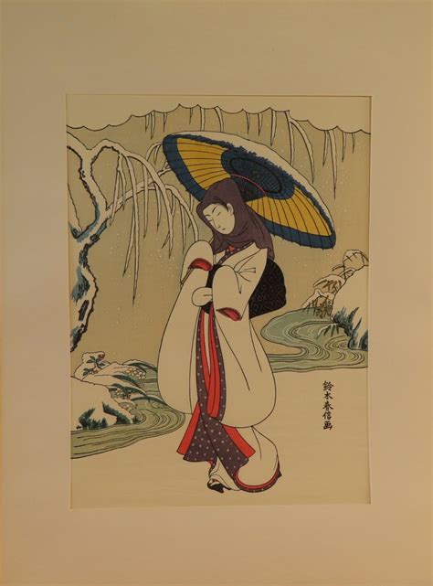 Suzuki Harunobu Wood Block Prints By Suzuki Harunobu é æ æ ¥ä