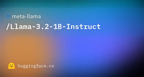 Meta Llama Llama B Instruct Hugging Face