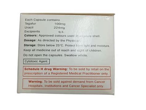 Uracel Capsules Tegafur Uracil At ₹ 1495 Box Anti Cancer