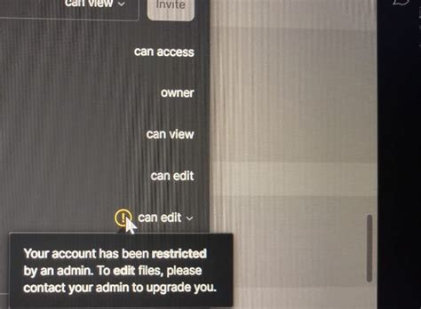 Your Account Has Been Restricted By An Admin To Edit Files Please