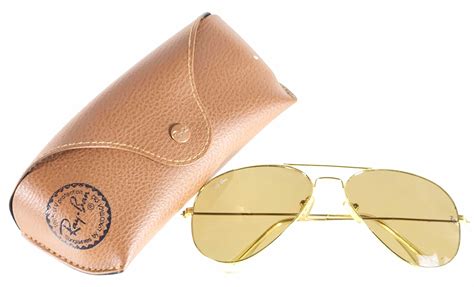 Lot Vintage Ray Ban Bandl Gold Tone Aviator Glasses