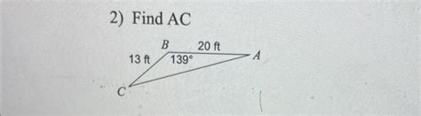 Solved Find AC Chegg
