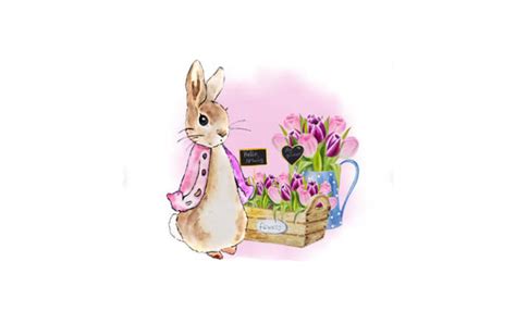 Design Spring Floral Garden Bunny Logo By Rayzadam Fiverr
