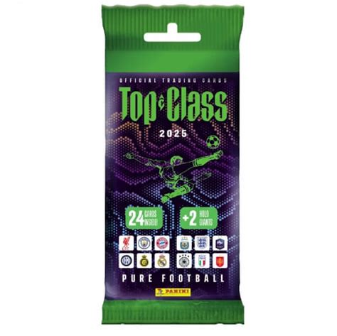 Veselý drak Futbalové karty Panini Top Class Fat Pack